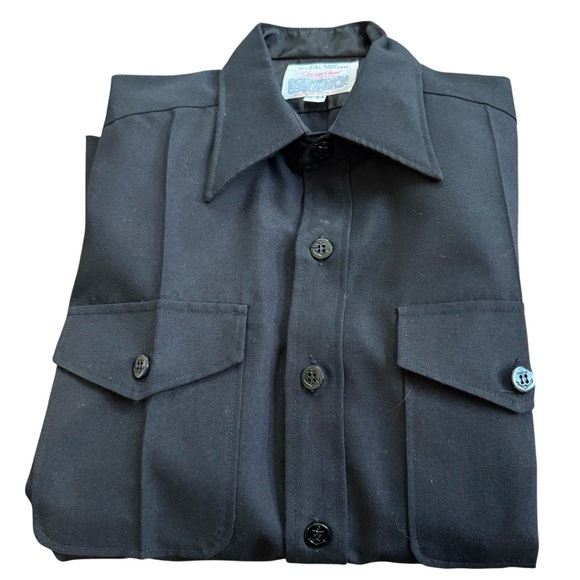 creighton | Shirts | Mens Sz 6 34 Enlisted Uniform Shirt Us Navy ...